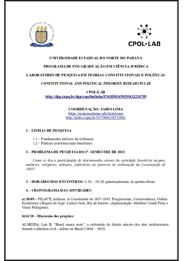 (PDF) 2021 - PROGRAMA CPOL-LAB 2021.2