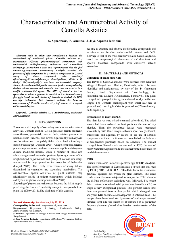 (PDF) Characterization and antimicrobial activity of Curcuma amada ...