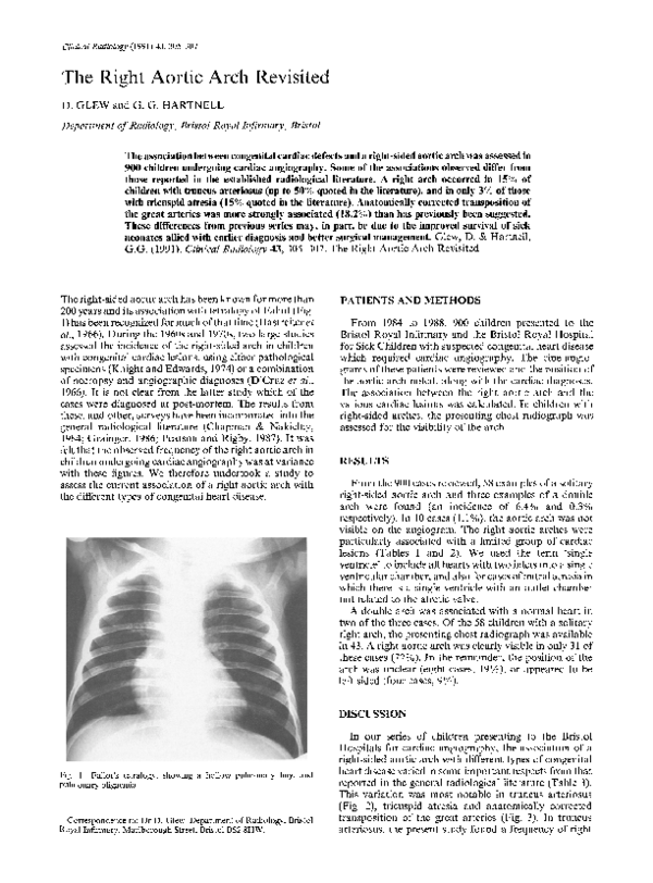 (PDF) The right aortic arch revisited