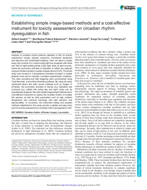 (PDF) Establishing simple image-based methods and cost-effective ...
