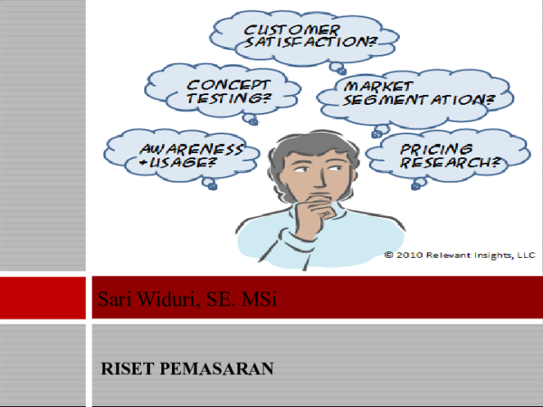 (PPT) Riset Pemasaran