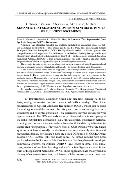 (PDF) Semantic Text Segmentation from Synthetic Images of Full-Text ...