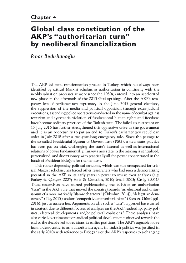 (PDF) Global Class Constitution of AKP’s ‘Authoritarian Turn’ by ...