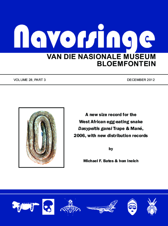 (PDF) New Size Record for Dasypeltis gansi Snake