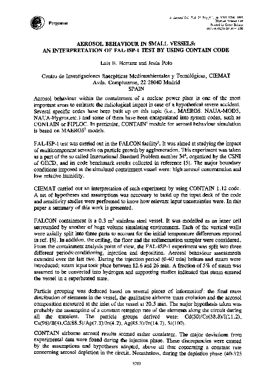 (PDF) Aerosol behaviour in small vessels: An interpretation of FAL-ISP ...