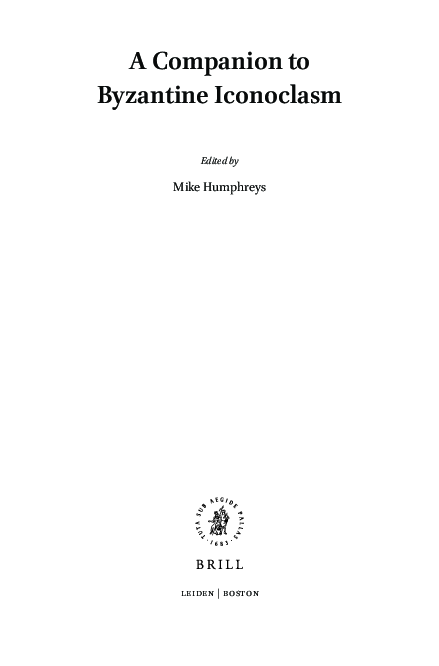 (PDF) (2021) "Images and Iconoclasm in Islam, ca. 600-850"