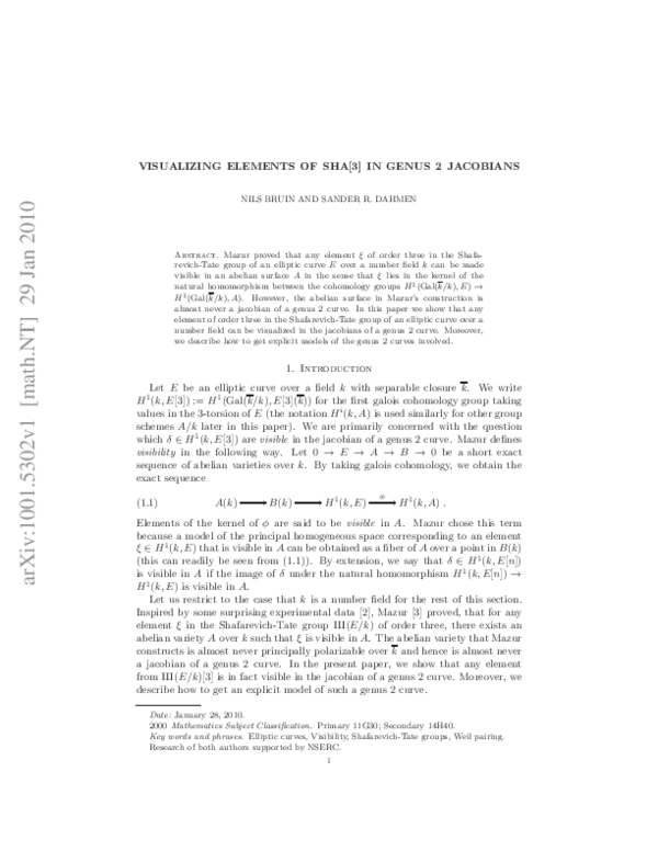 (PDF) Algorithmic Number Theory