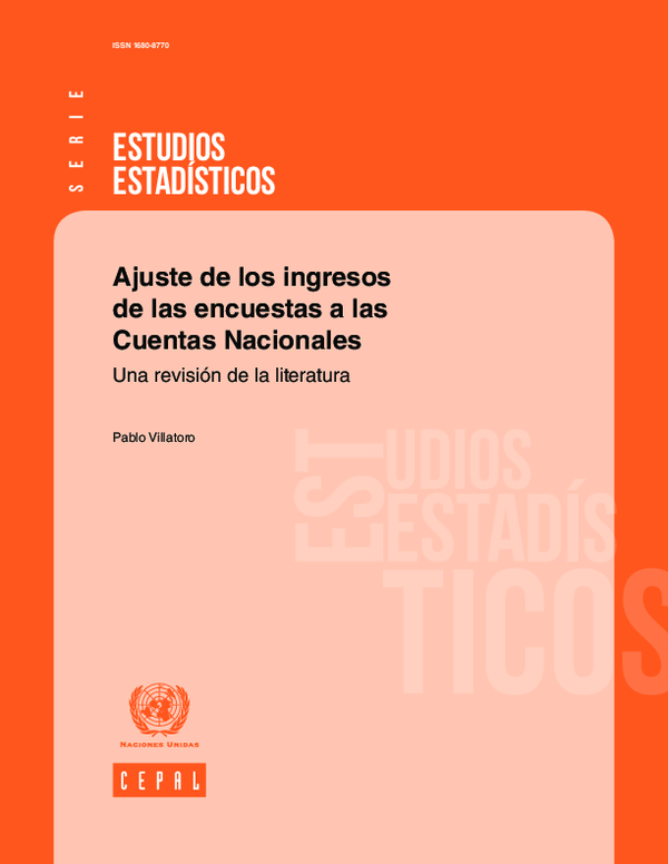 (PDF) Ajuste de los ingresos de las encuestas a las Cuentas Nacionales ...