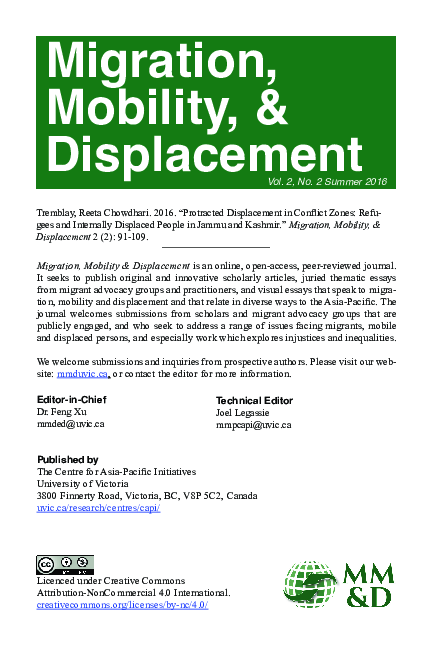 (PDF) Protracted Displacement in Conflict Zones: Refugees and ...