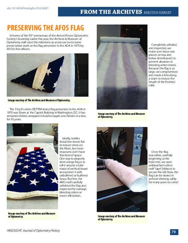 (PDF) Preserving the AFOS Flag
