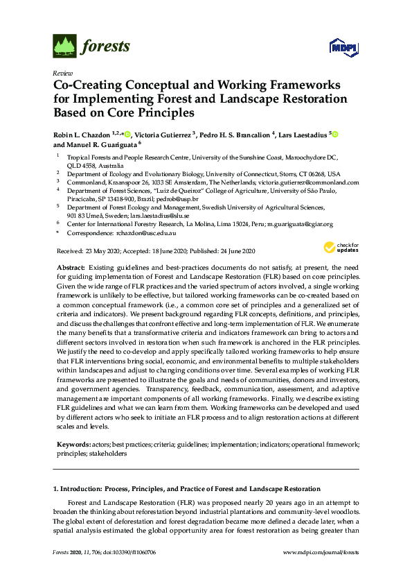 (PDF) Co-Creating Conceptual and Working Frameworks for Implementing ...