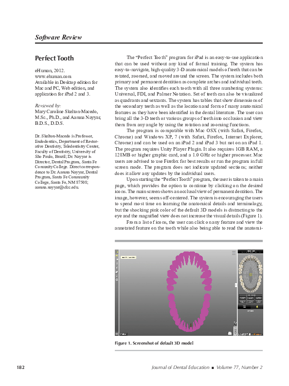 (PDF) Perfect tooth