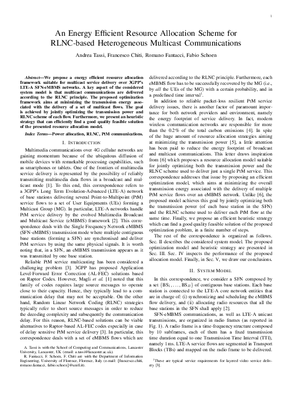 Pdf An Energy Efficient Resource Allocation Scheme For Swipt Noma Based Femtocells Users With