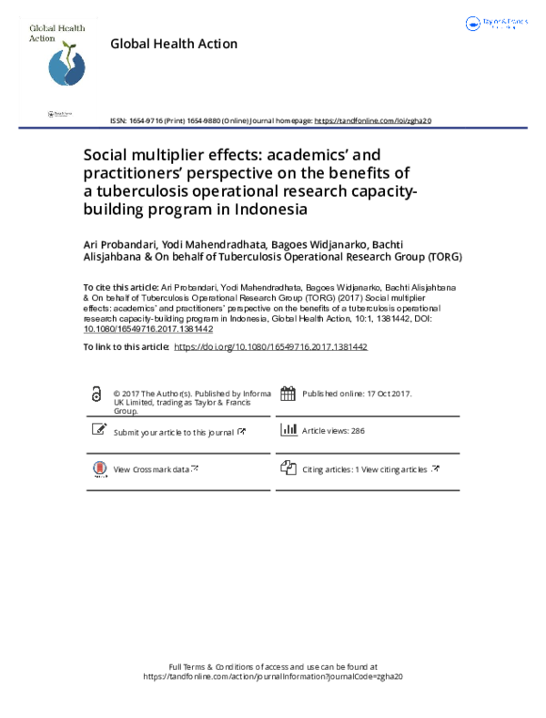 (PDF) Social multiplier effects: academics' and practitioners ...