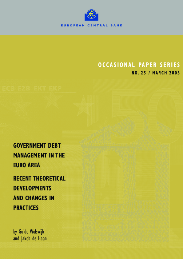 (PDF) Government debt management in the euro area - recent theoretical ...