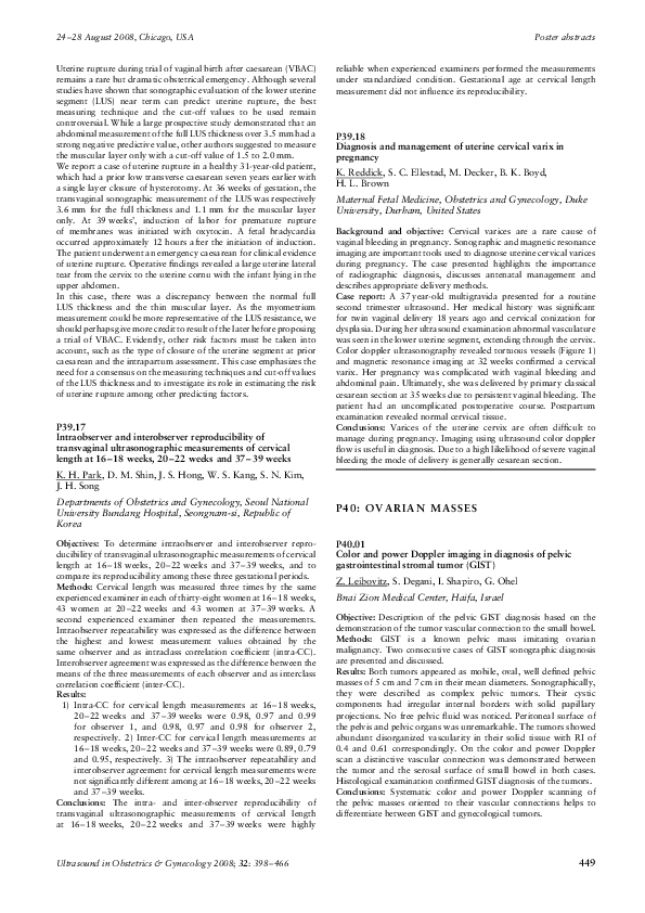 (PDF) P39.18: Diagnosis and management of uterine cervical varix in ...