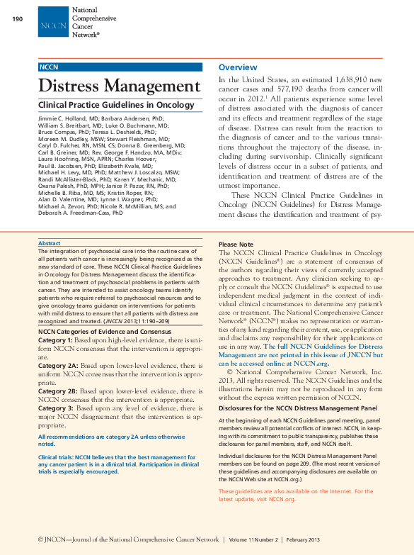(PDF) Distress Management