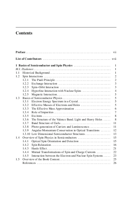 (PDF) Spin Physics in Semiconductors