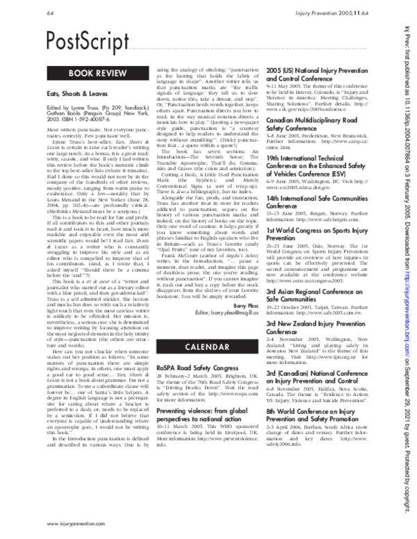 (PDF) Eats, Shoots & Leaves