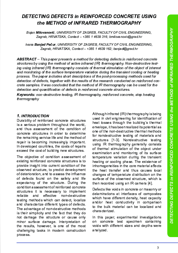 (PDF) Detecting defects in reinforced concrete using the method of ...