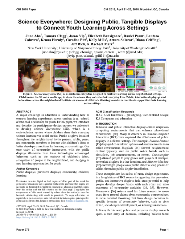 (PDF) Science Everywhere