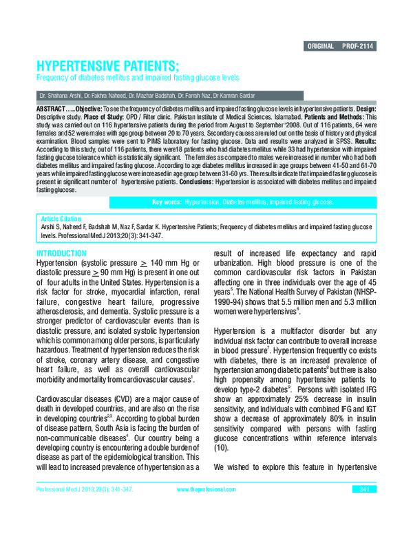 (PDF) Hypertensive Patients