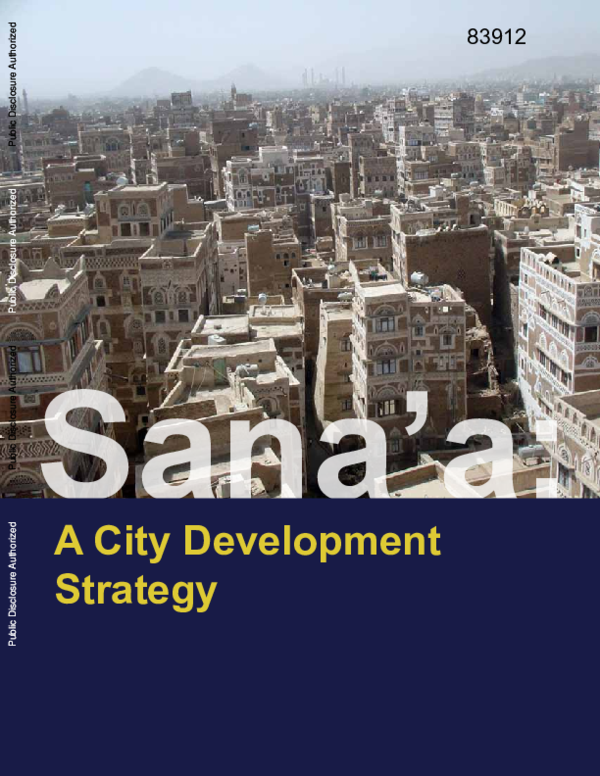 (PDF) Sana'a - A city development strategy