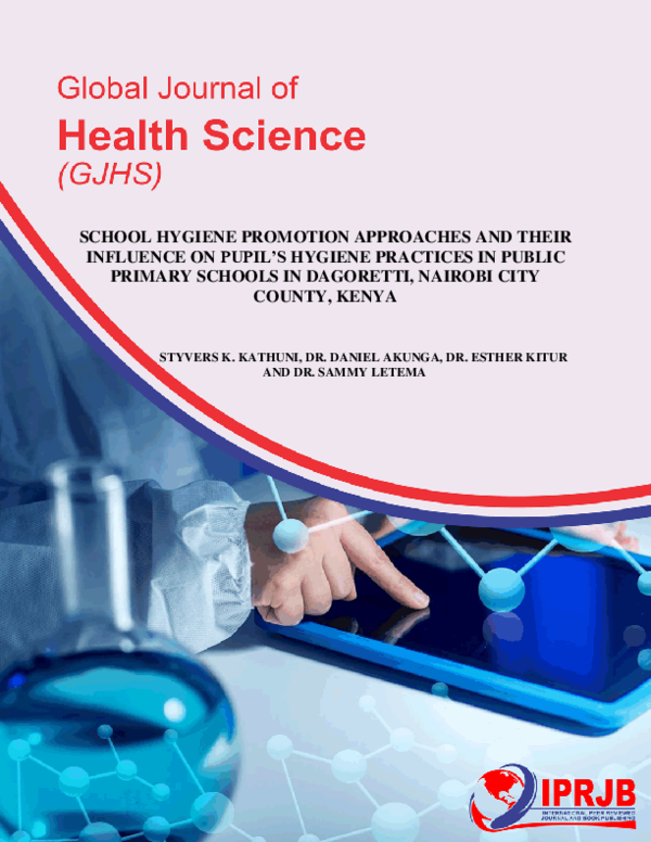 (PDF) School Hygiene Promotion Approaches and Their Influence on Pupil ...