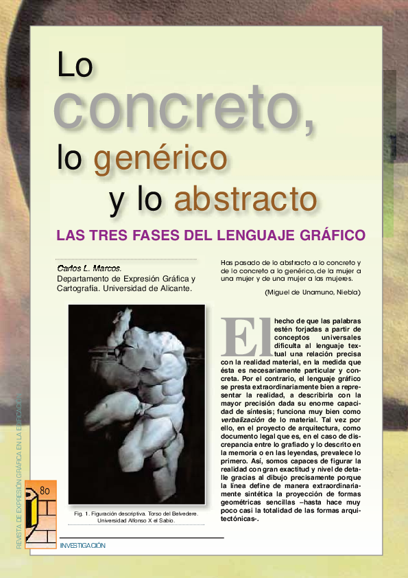 (PDF) Lo concreto, lo genérico y lo abstracto: las tres frases del ...