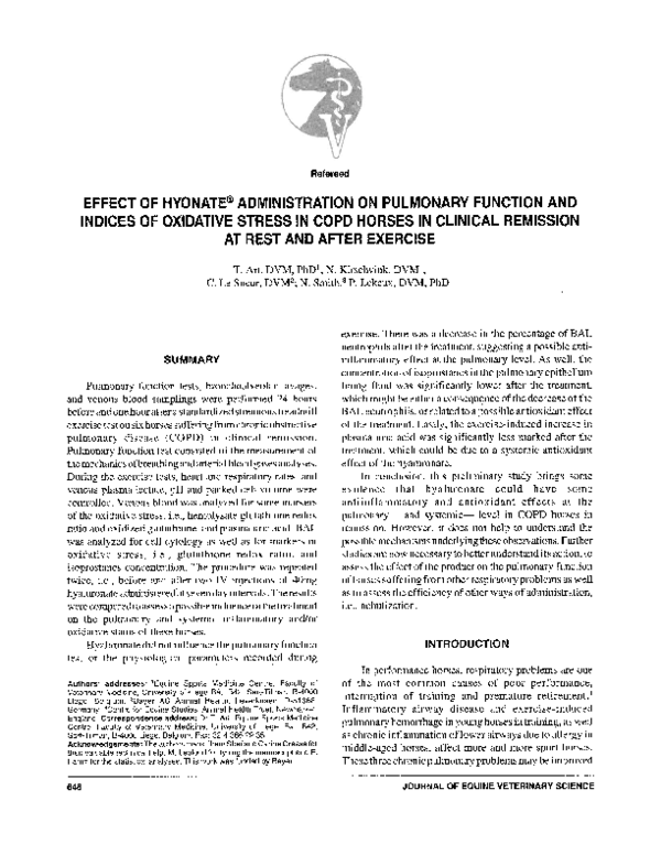 (PDF) Effect of hyonate administration on pulmonary function and ...