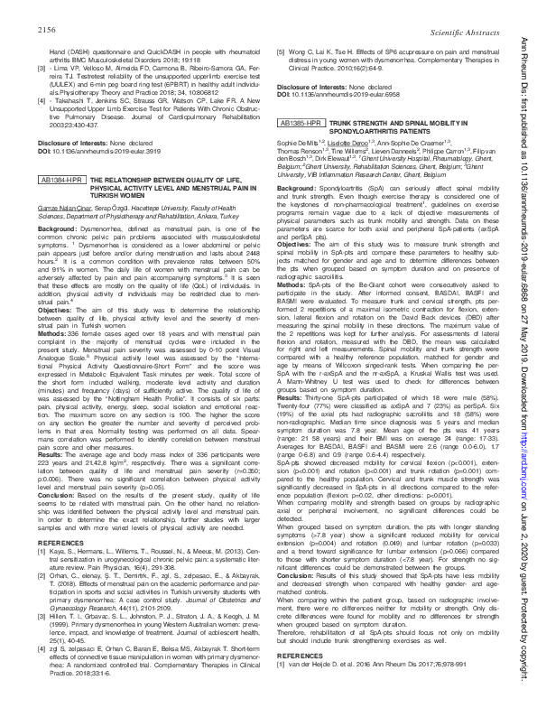 (PDF) AB1385-HPR TRUNK Strength and Spinal Mobility in ...