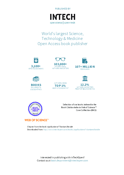 (PDF) Photocatalytic Treatment Techniques using Titanium Dioxide ...