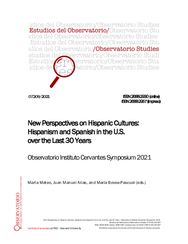 (PDF) New Perspectives on Hispanic Cultures: Hispanism and Spanish in ...