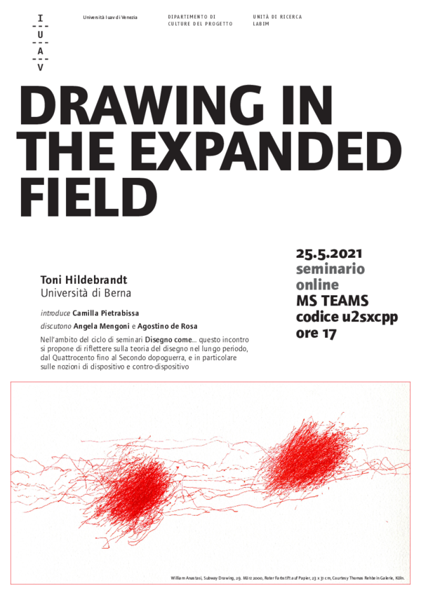 Seminario sul disegno: "Drawing in the expanded field"