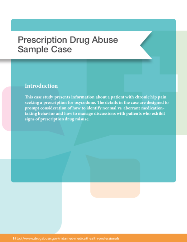 (PDF) Prescription Drug Abuse: An Introduction
