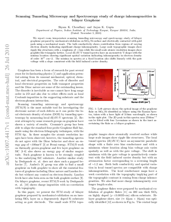 (PDF) Scanning tunneling microscopy and spectroscopy: theory, techniques, and applications