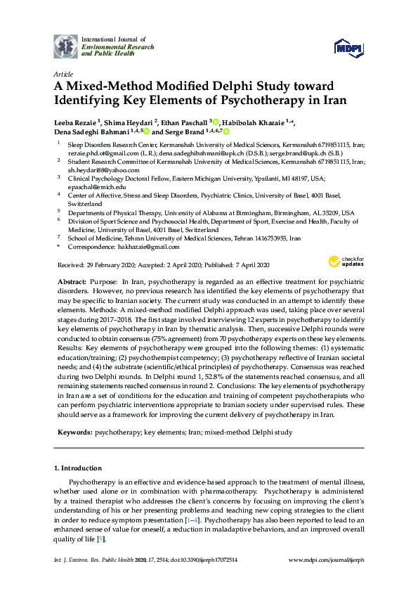 (PDF) A Mixed-Method Modified Delphi Study toward Identifying Key ...