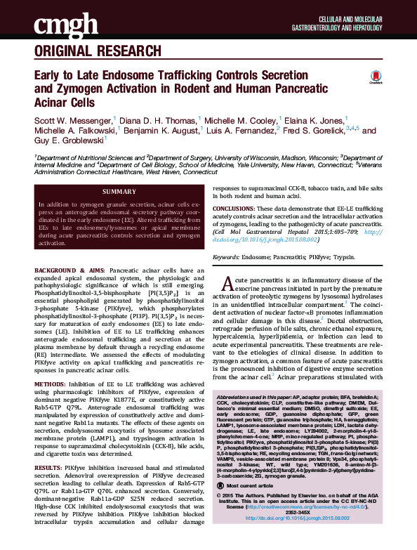 (PDF) Early to late trafficking Cells