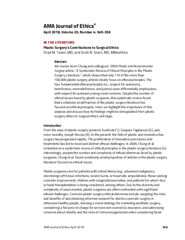 PDF Plastic Surgery s Contributions To Surgical Ethics Chad Teven Academia edu pdf-plastic-surgery-s-contributions-to-surgical-ethics-chad-teven-academia-edu