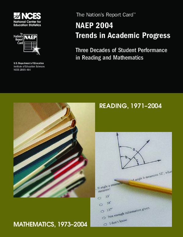 (PDF) The Nation's Report Card. NAEP 2004 Trends in Academic Progress ...
