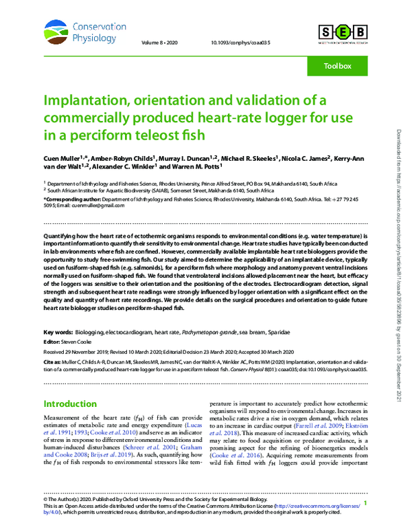 (PDF) Implantation, orientation and validation of a commercially ...