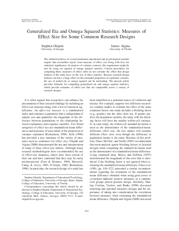 (PDF) Generalized eta and omega squared statistics: measures of effect ...
