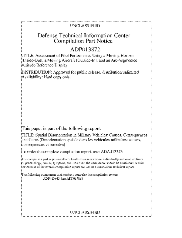 (PDF) Assessment of Pilot Performance Using a Moving Horizon (Inside ...