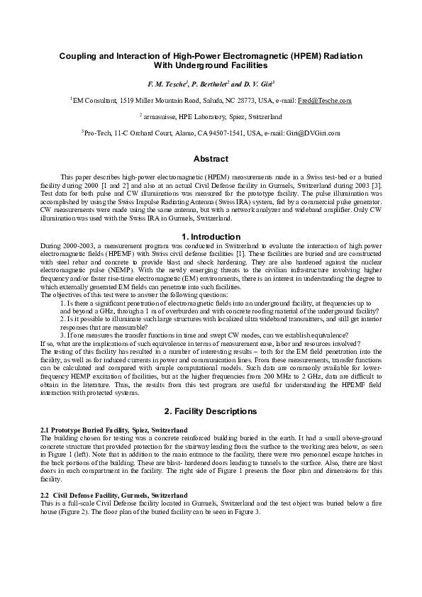 (PDF) Coupling and Interaction of High-Power Electromagnetic (HPEM ...