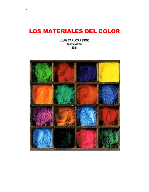 (PDF) Los Materiales del Color