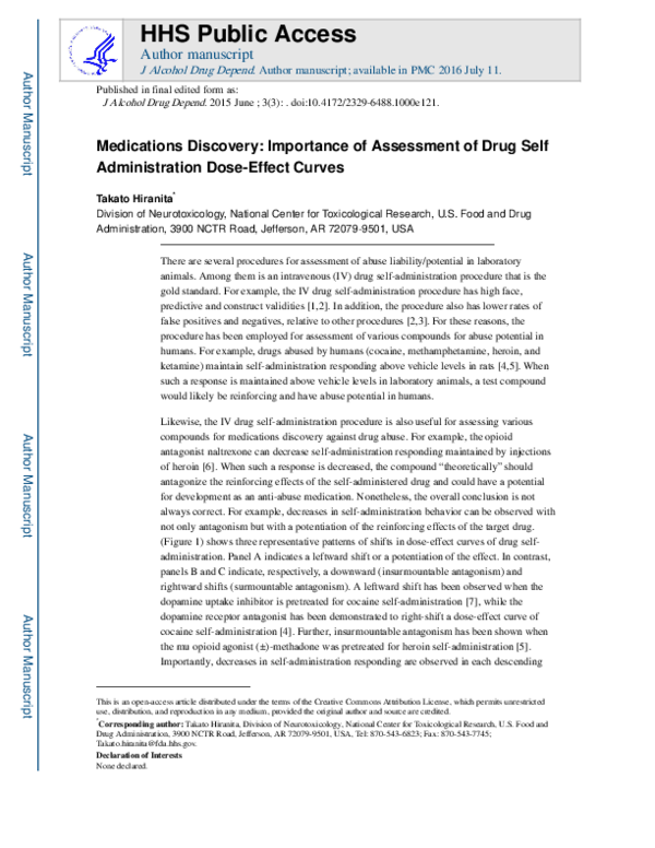 (PDF) Medications Discovery: Importance of Assessment of Drug Self ...