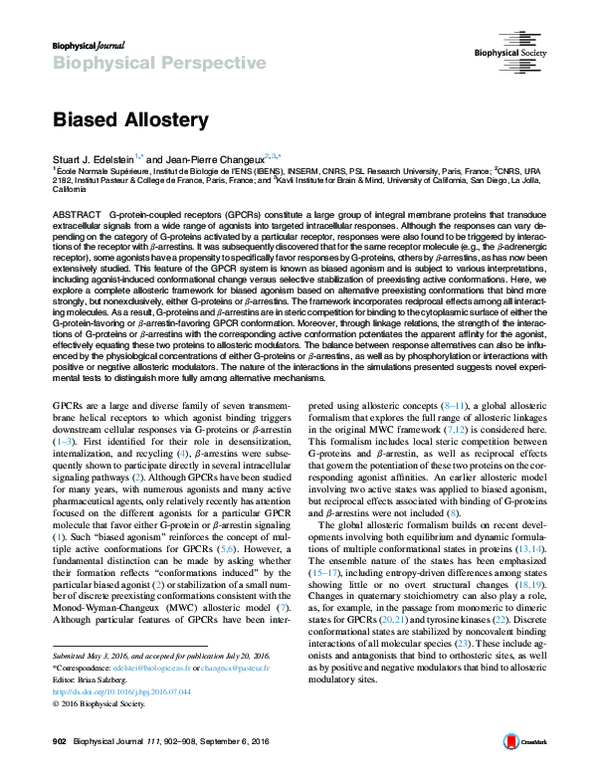 (PDF) Biased Allostery