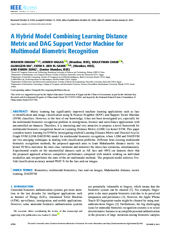 (PDF) A Hybrid Model Combining Learning Distance Metric and DAG Support ...