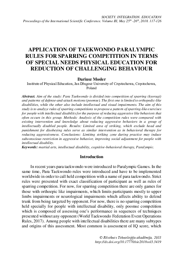 PDF Application Of Taekwondo Paralympic Rules For Sparring pdf-application-of-taekwondo-paralympic-rules-for-sparring
