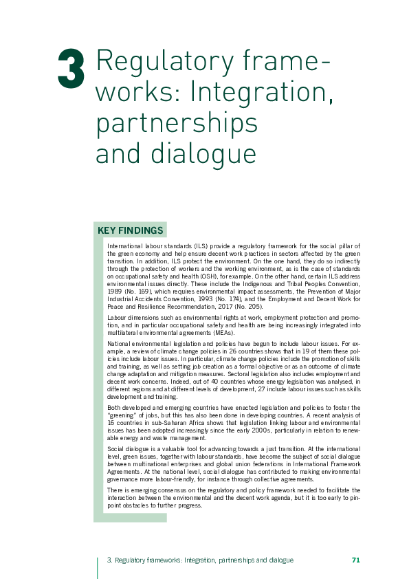 (PDF) Regulatory frameworks: Integration, partnerships and dialogue